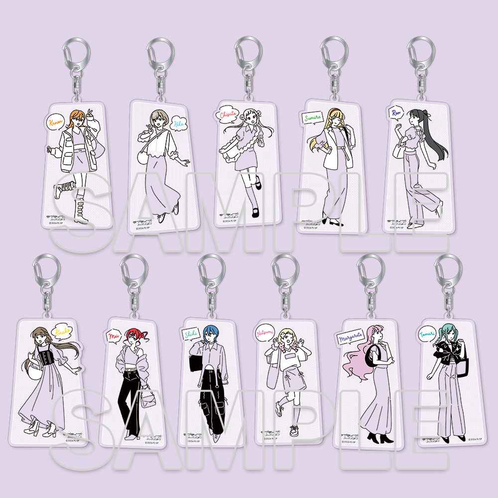 러브라이브 슈퍼스타 산책은 계절을 따라 시리즈 아크릴 키홀더 와카나 시키