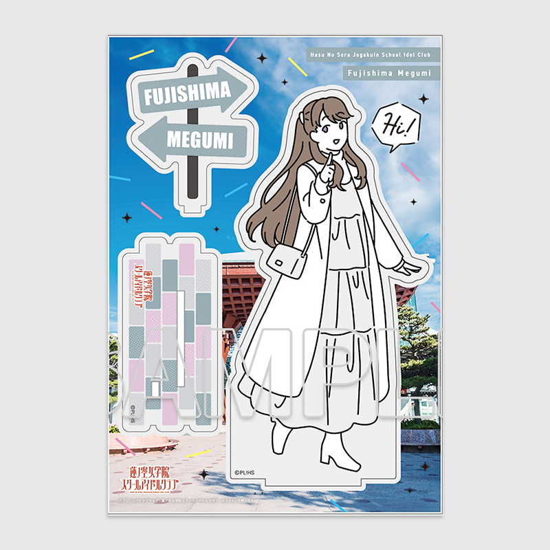 러브 라이브 하스노소라 여학원 스쿨 아이돌 클럽 산책은 계절을 따라 시리즈 아크릴 피규어 후지시마 메구미